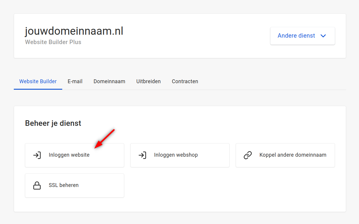 Aan de slag met Website Builder – Handleidingen | Hostnet